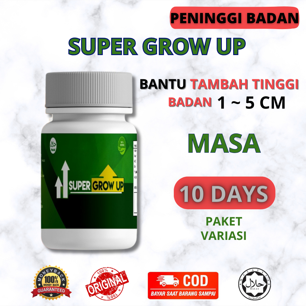 Ubat Tinggi Super Grow Up Calcium Magnesium Zinc k2 d3 Supplement ...