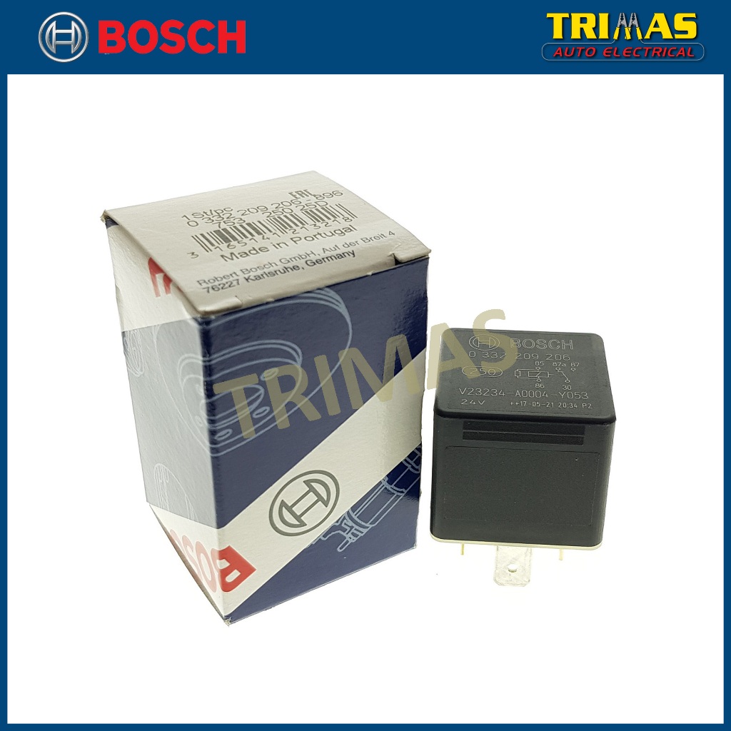 TRIMAS Original Robert Bosch Miniature Main Current Relay 24V 20A 87a ...