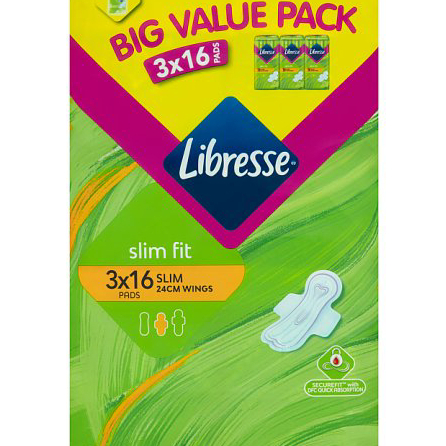 Libresse Slim Fit Wing (24cm/3 x 16 Pads) | Shopee Malaysia