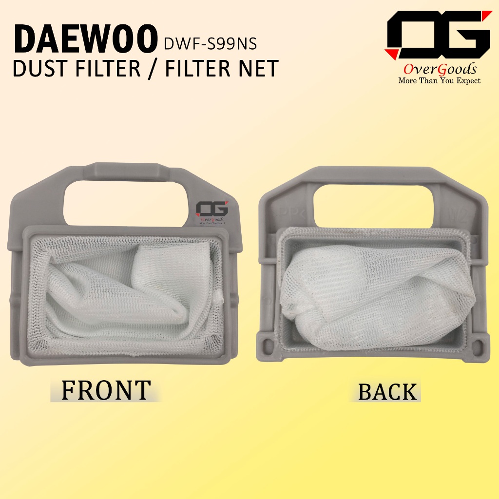 DWF-S99NS / DWF-1188NS Dust Filter Daewoo WASHING MACHINE DUST FILTER ...
