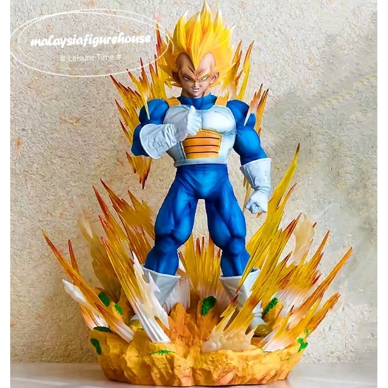 🔥READY STOCK🔥37CM DRAGON BALL CS SUPER VEGETA MUSCLE SUPER SAIYAN COPY ...