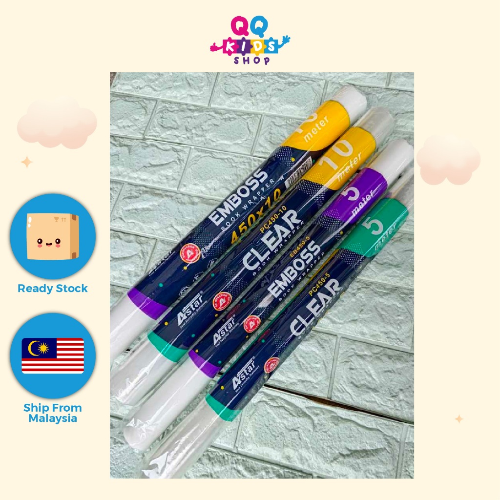 Astar Book Wrapper / Book Cover / Pembalut Buku / 包书纸 / Plastic Pvc ...