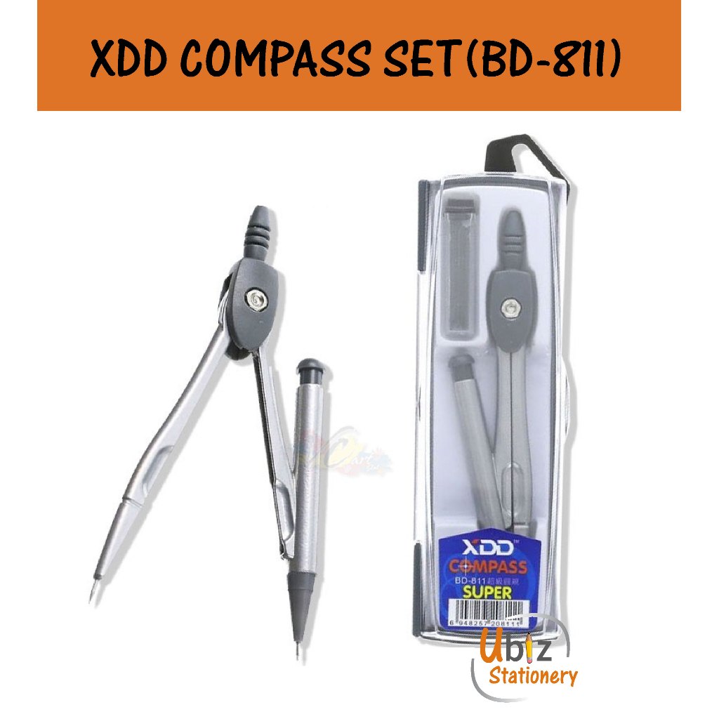 Pencil Compass Set / Student Compass / Kompas Belajar (XDD BD-811 ...