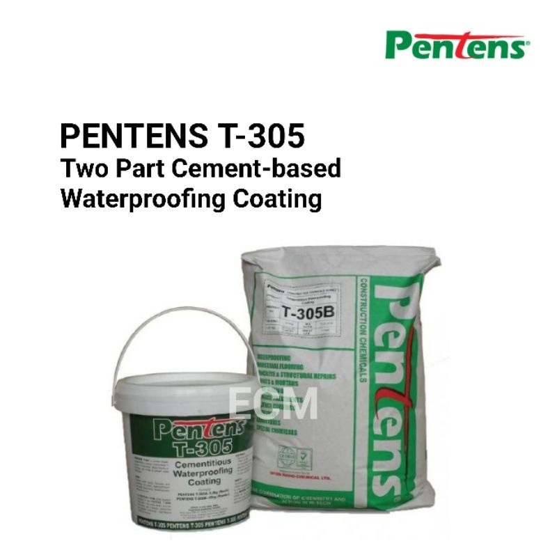 PENTENS T-305 (30KG SET) Two component polymer modified cement based ...