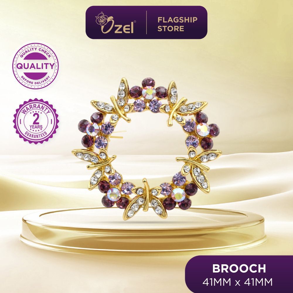 Ozel Brooch Butterfly B192 Kerongsang & Pin Tudung, Hijab, Songkok ...