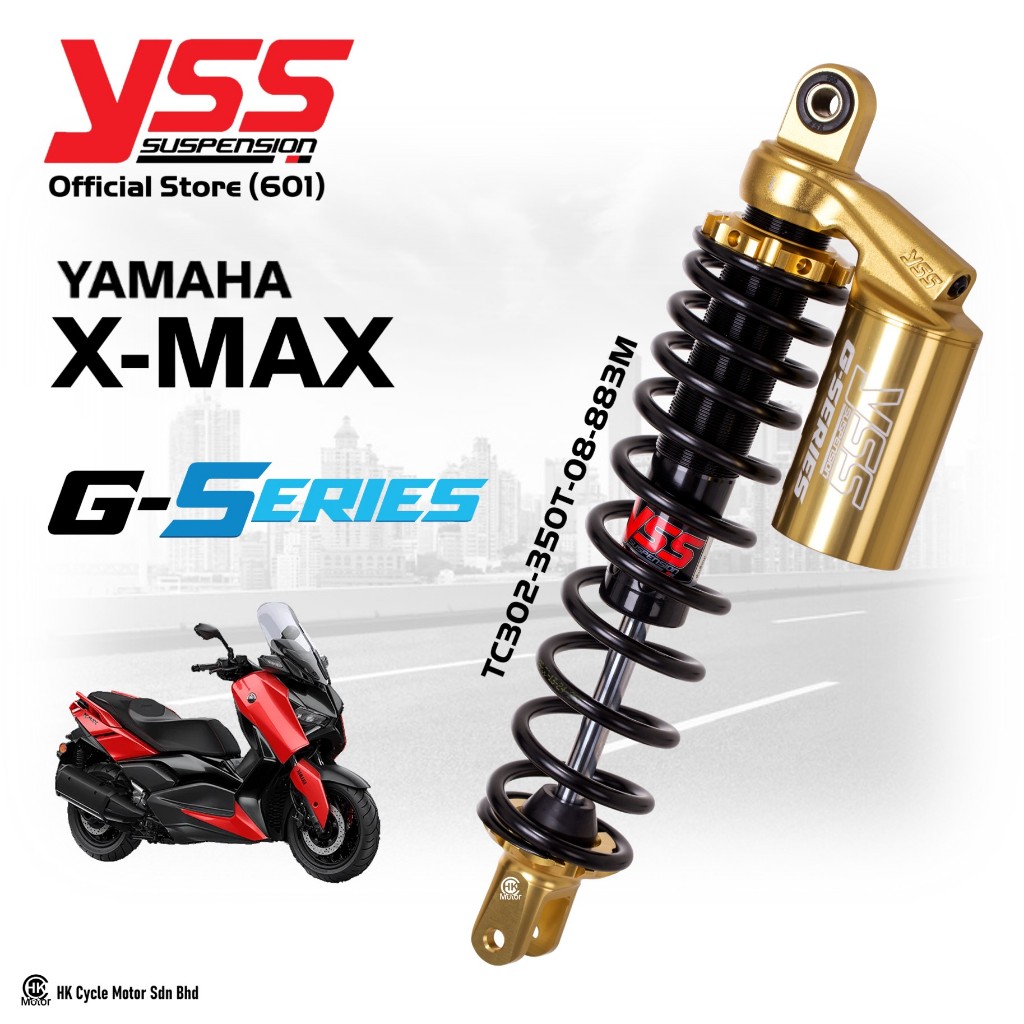 X-MAX YSS Suspension G-Series model (Gold Edition). For Yamaha XMAX. | Shopee Malaysia