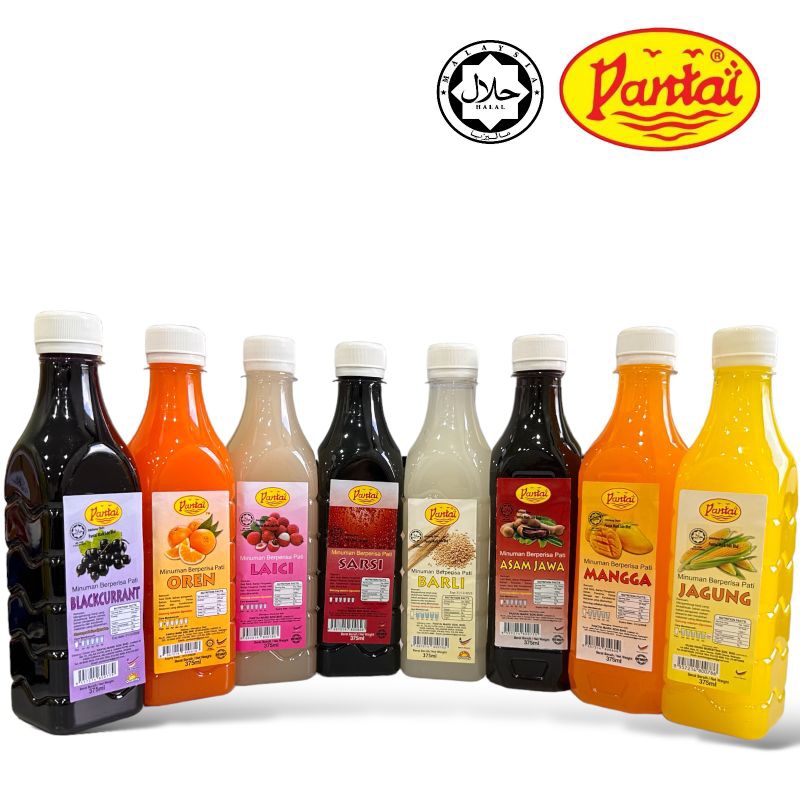 Pantai Brand Pati Drink Party Minuman Flavoured Assorted Sirap Syrup ...
