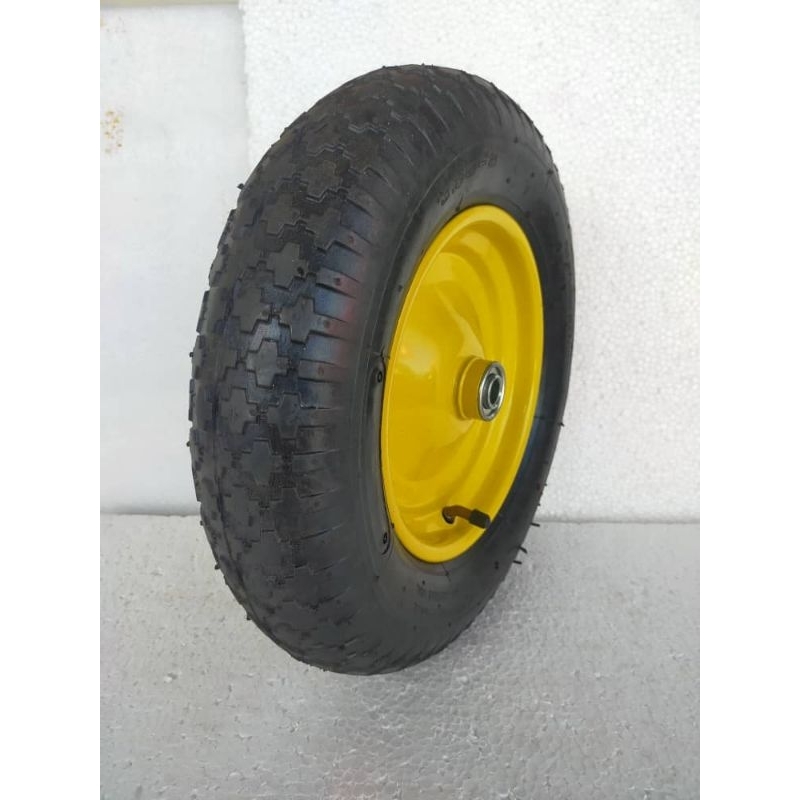 Tayar Kereta Sorong 13" Wheel Barrow Tyre Iron Spoke RIM Tayar Rim Besi ...