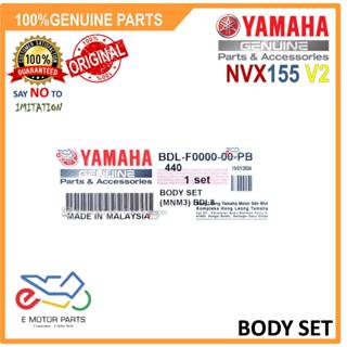 NVX V2 BODY COVER SET NVX155 V2 AEROX BODYSET COVER SET MNM3 MAT GRAY ...