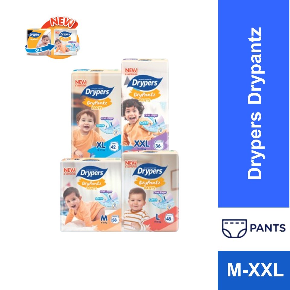 Drypers Drypantz M58/L48/XL42/XXL36 | Shopee Malaysia