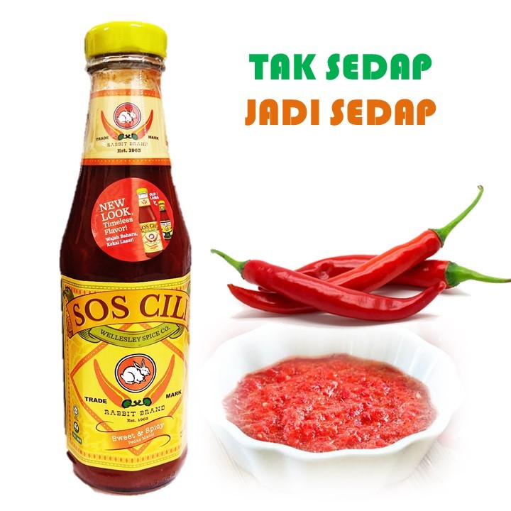 (EXP 12/25) (HALAL) Vegetarian Rabbit Brand Chili Sauce Sweet Spicy ...