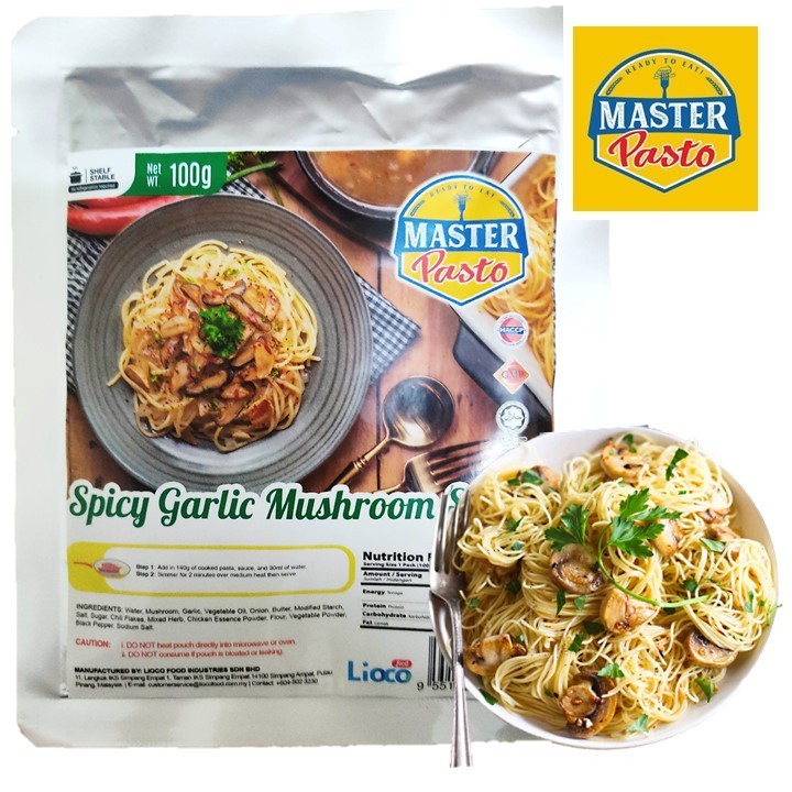 (EXP 21/06/2025) (HALAL) Master Pasto Spicy Garlic Mushroom Sauce ...