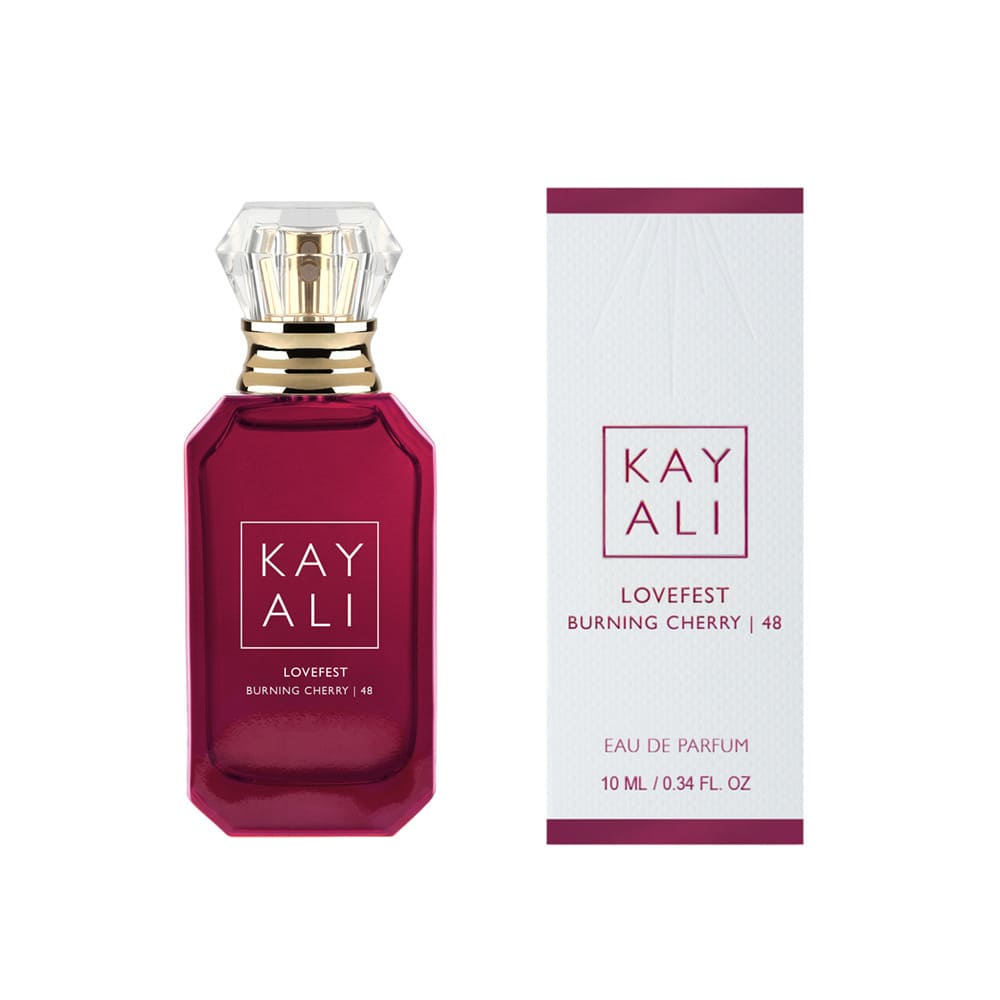 ORIGINAL Kayali Lovefest Burning Cherry 48 EDP 10ml Travel Spay Unisex ...