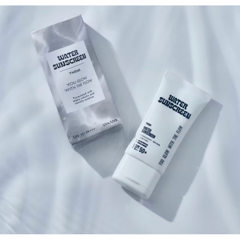 Water Sunscreen SPF 50+ PA++ + UVA/UVB by Twems | Shopee Malaysia