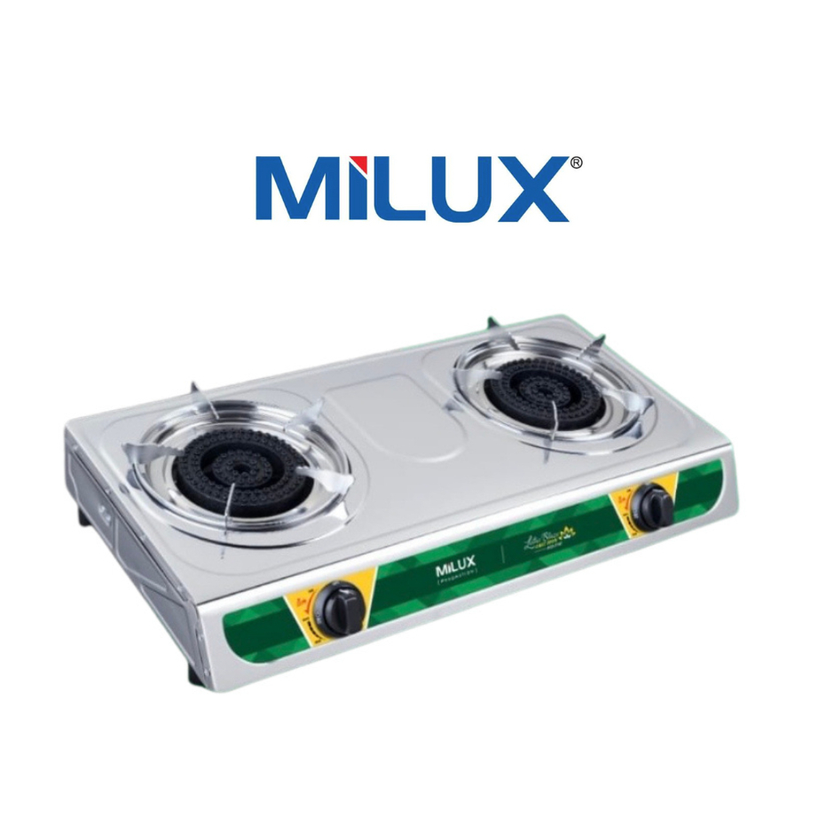 Milux Stainless Steel Gas Stove with Cast Iron Burner Head | MSS-2140 ...