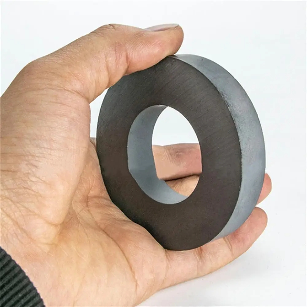 Ferrite Magnet Ring with Hole Black Round Strong for Science Project ...