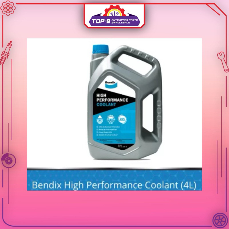 (4 Litre) Bendix High Performance Coolant is a pre-mixed Organic Acid ...