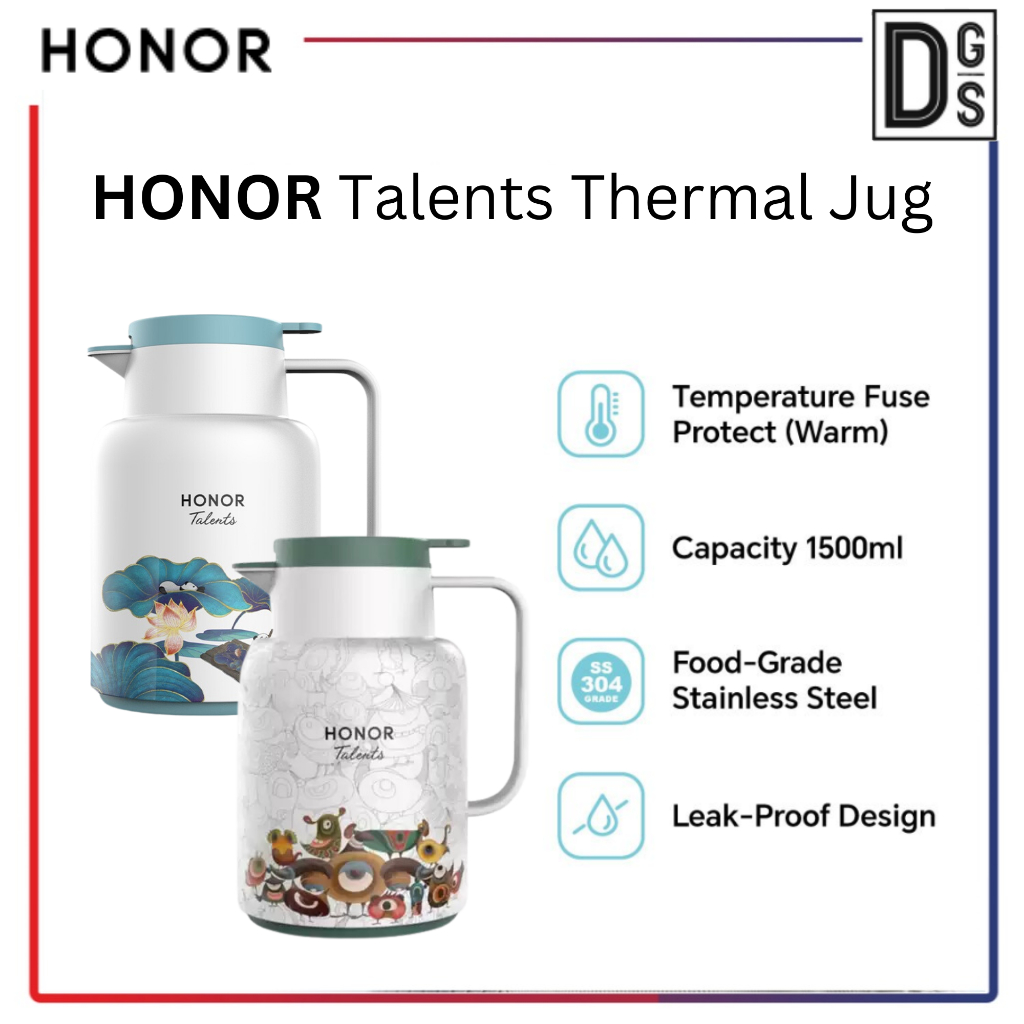 HONOR Talents Thermal Jug 1.5L I Temperature Fuse Protect I Food-Grade ...