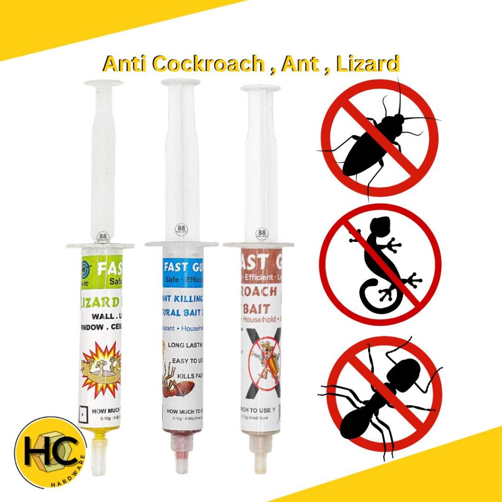 Fast Gun bait racun lizard rumah racun semut berkesan ubat cicak ...