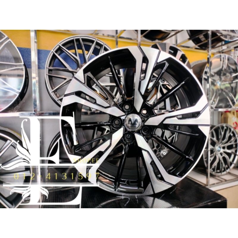 NEW SPORT RIM 18 INCH MODELLISTA RM2400 4PC ALPHARD VELLFIRE X50 S70 ...