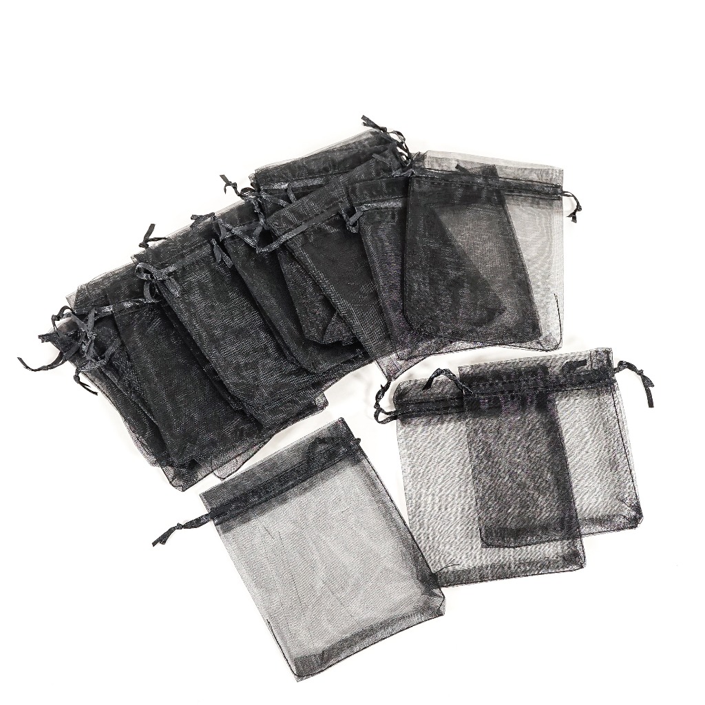 100pcs Organza Bag 9*12cm Candy Bag Uncang Beg Gula-Gula Small Doorgift ...
