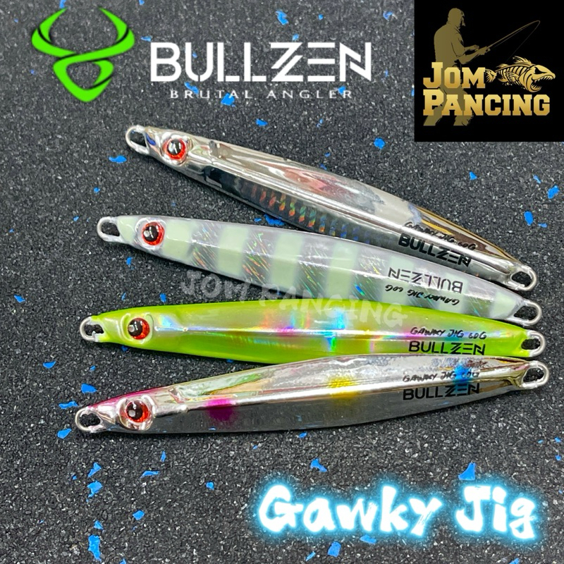 【Jom Pancing】BULLZEN GAWKY Fast Jig 40g 60g 80g 100g 120g 150g Lure Bait | Shopee Malaysia