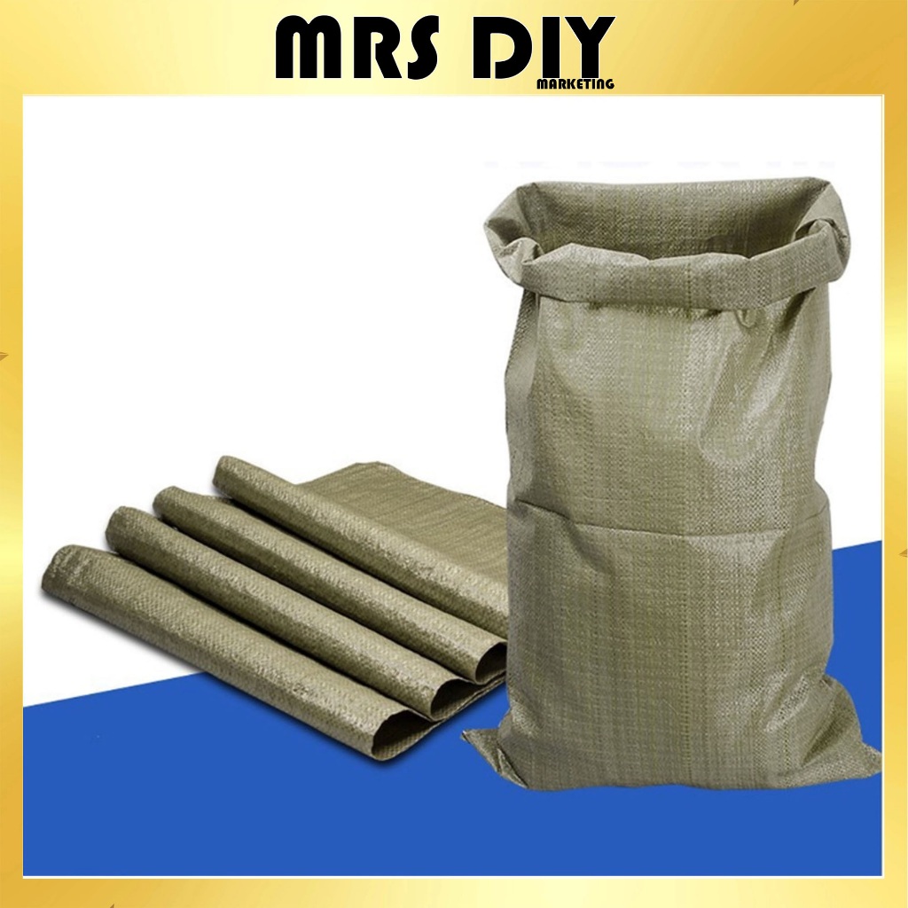 RANDOM COLOUR LARGE size Guni PP Woven Gunny Sack Plastik Karung Besar ...