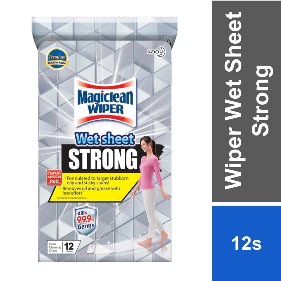 Magiclean Wiper Wet SHeet STRONG (12 sheets) | Shopee Malaysia
