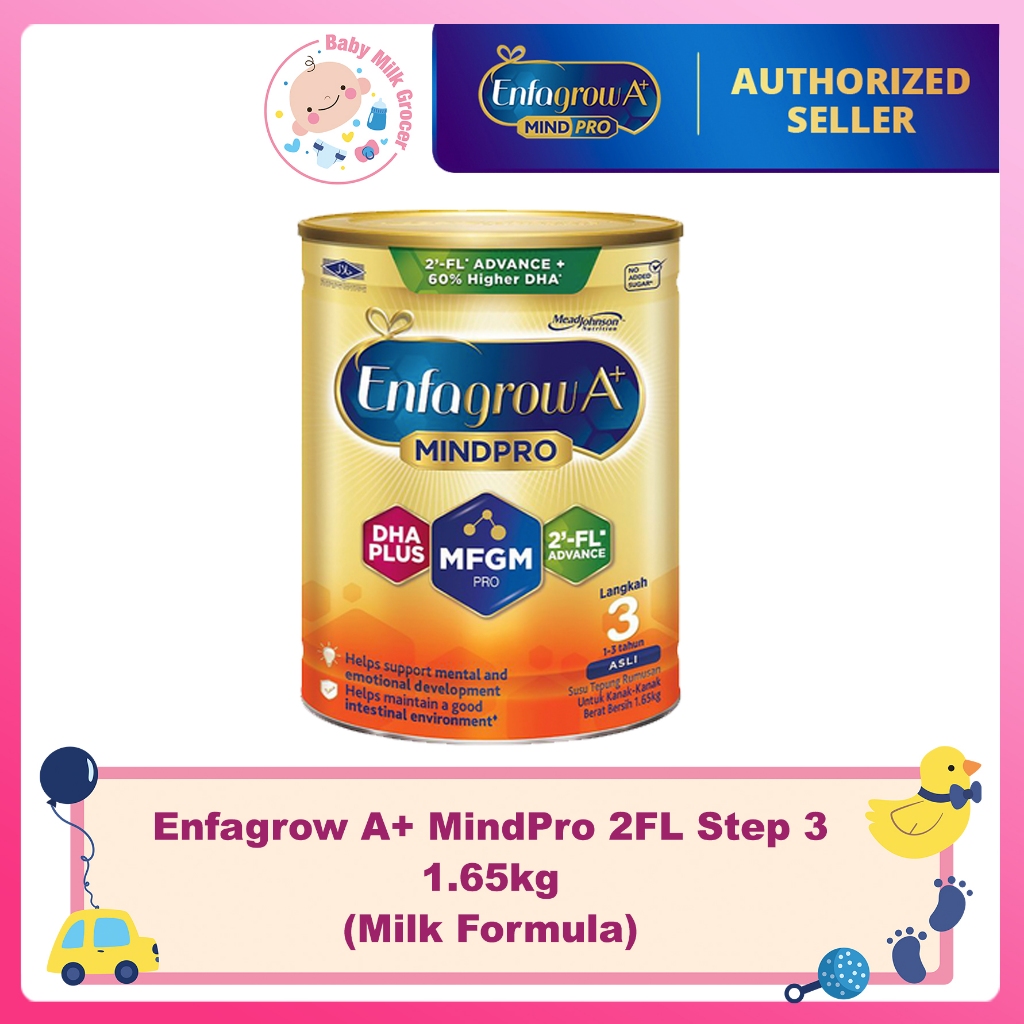 Enfagrow A+ MindPro 2FL Step 3 - 1.65kg (Milk Formula) | Shopee Malaysia