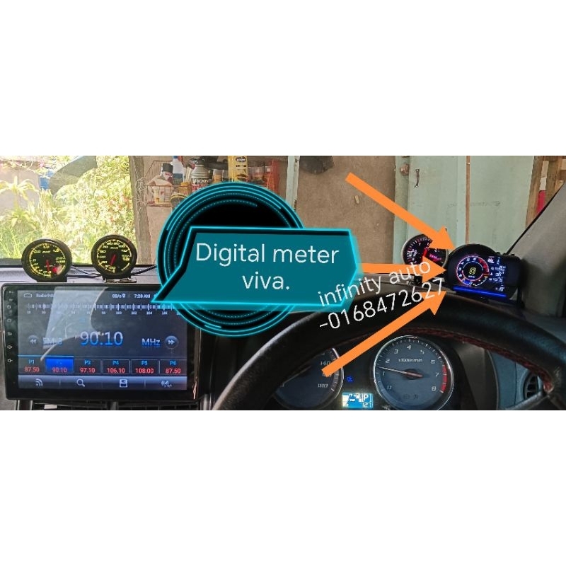viva digital meter obd v2 (new software) | Shopee Malaysia