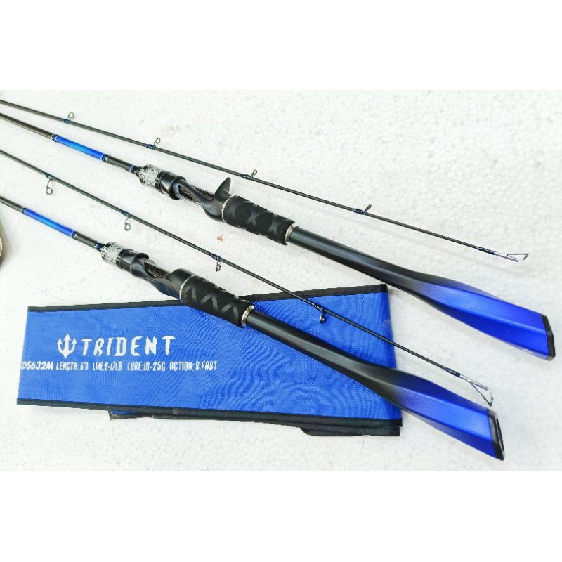 EXP TRIDENT MPS HANDLE CARBON MAX FISHING RODS | Shopee Malaysia