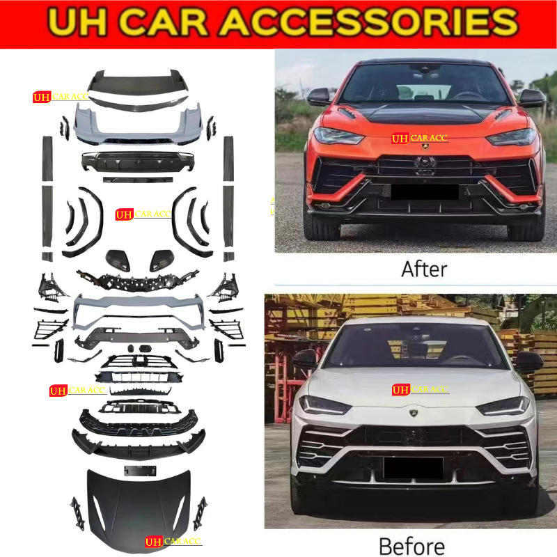 LAMBORGHINI URUS CONVERT TO PERFORMANTE 2023 BUMPER BODYKIT BONNET ...