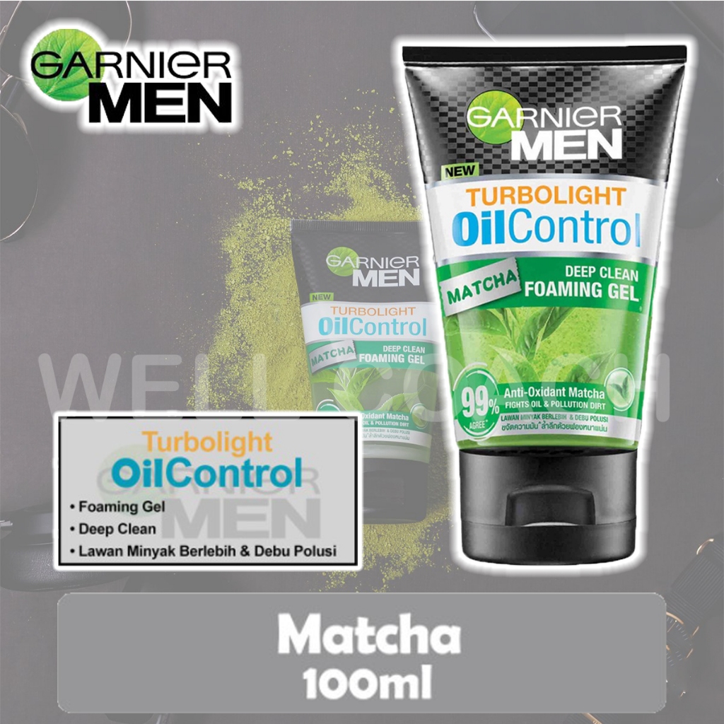 Garnier Men Face Wash Cleanser 100ml Acno Fight Charcoal Icy Scrub ...