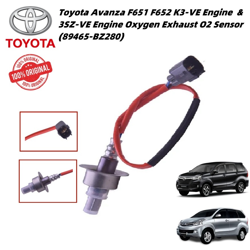 Toyota Avanza F651 F652 K3-VE Engine & 3SZ-VE Engine Oxygen Exhaust O2 ...