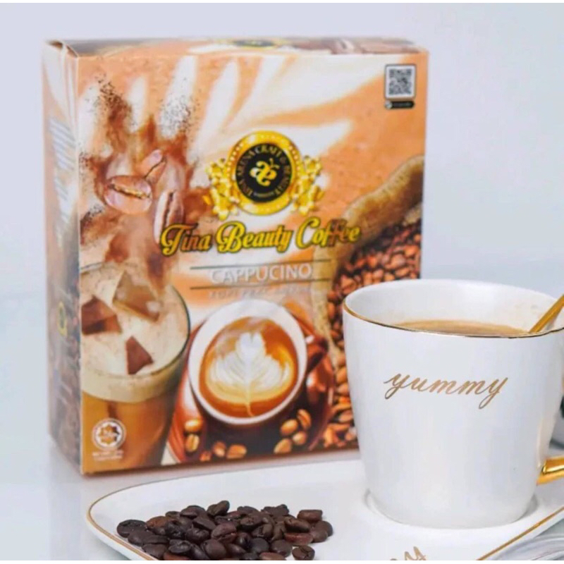 MINUMAN TINA BEAUTY COFFEE CAPPUCCINO (kopi kurus) | Shopee Malaysia