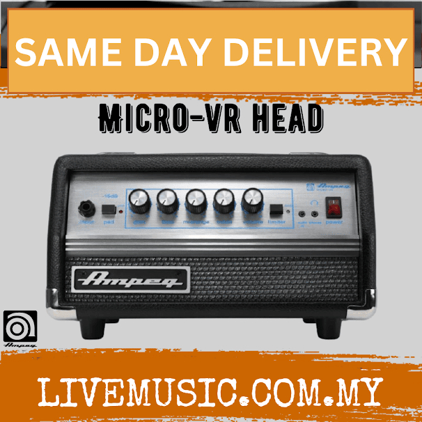 Ampeg Micro-vr Bass Amplifier Head ( Micro vr / Microvr / Micro-vr head ) | Shopee Malaysia