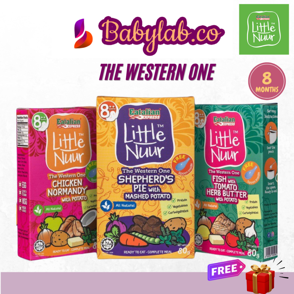 LITTLE NUUR | BABY FOOD MAKANAN BAYI READY TO EAT RTE NASI BUBUR PUREE ...