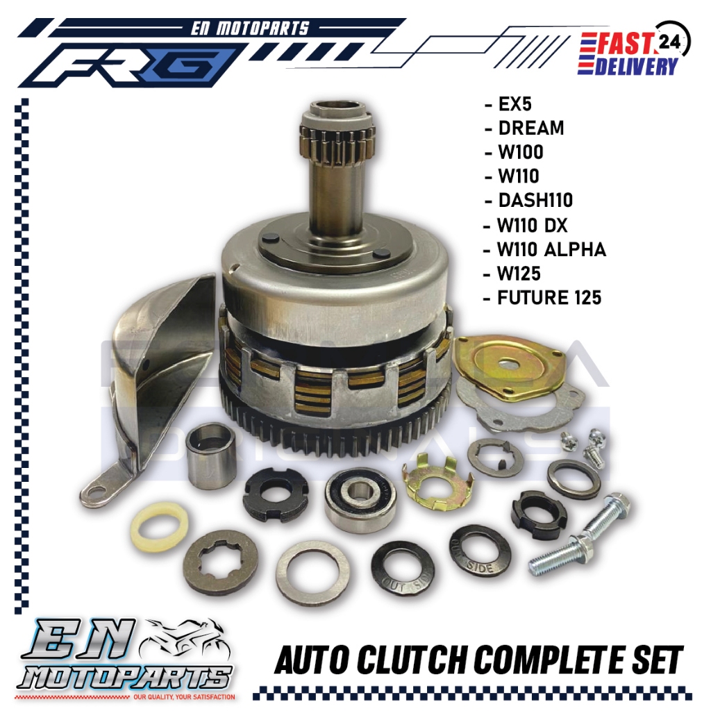 FRG Full Set Auto Clutch EX5 EX5 Dream Wave100 Dash110 Wave110 Dx ...