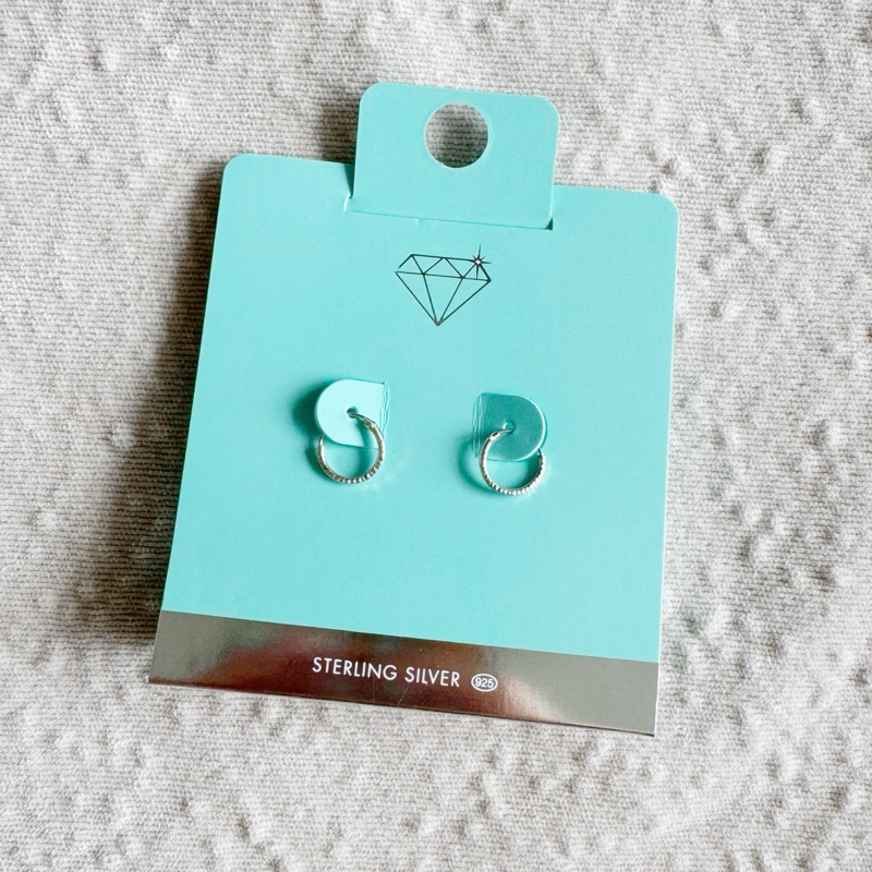 Lovisa Sterling Silver S925 10mm Diamond Cut Hoop Earring | Shopee Malaysia