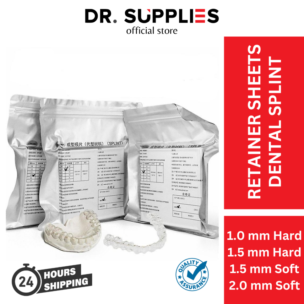DENTAL LAB RETAINER SHEETS Splint Thermoforming Vacuum Forming Sheet ...