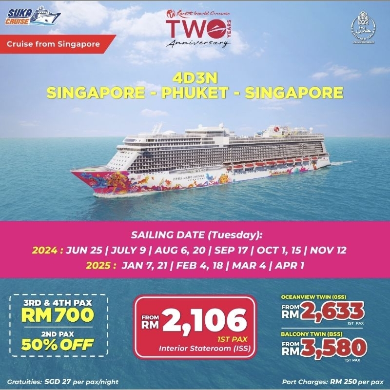 Genting Dream Cruise Package till March 2025 | Shopee Malaysia