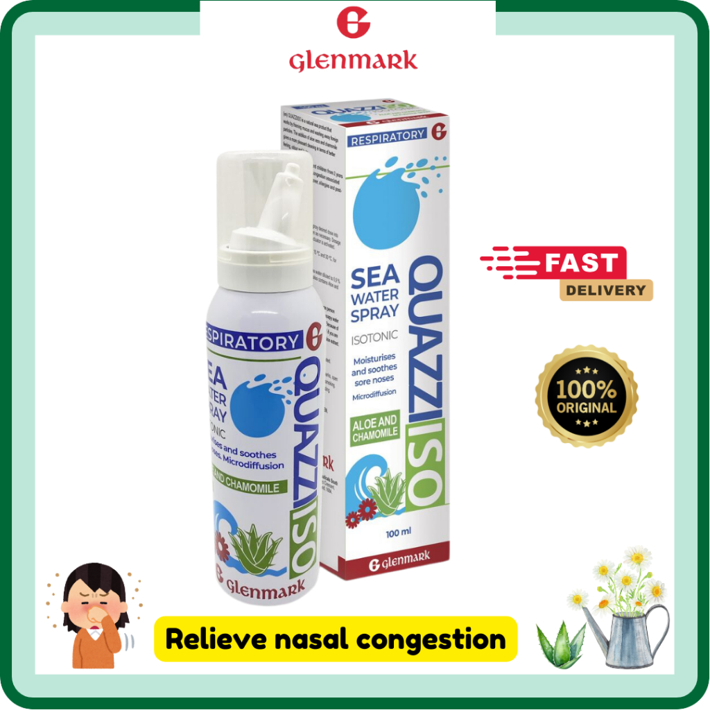 Quazzi Iso Isotonic Sea Water Nasal Spray | 100ml | EXP: 10/2026 ...