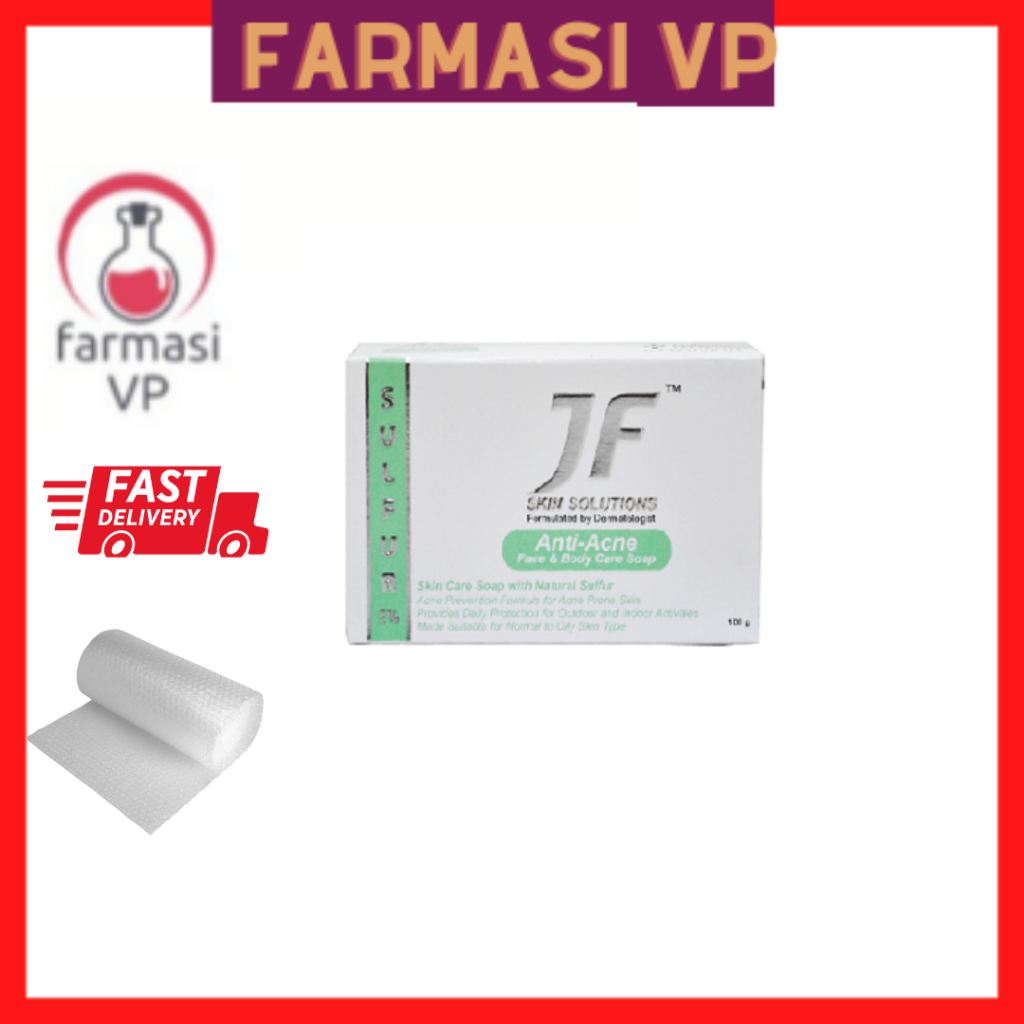 JF SULFUR SOAP SULPHUR 5% 100G sabun jerawat dan anti fungal | Shopee ...