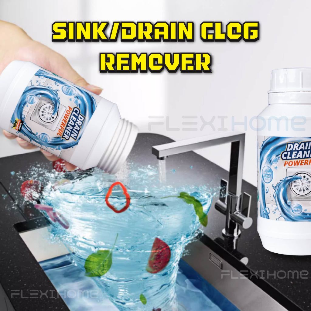 Sink and Drain Clog Remover Clogged Drain Remover Drain DeClogger Asid ...