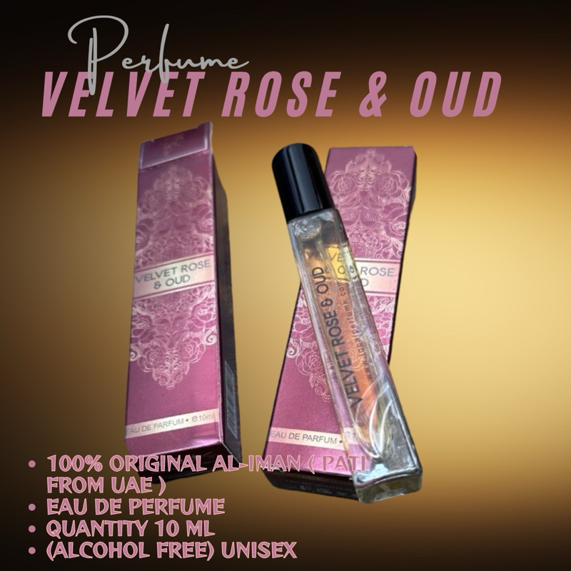 perfume al iman ( velvet rose & oud ) original al iman | Shopee Malaysia
