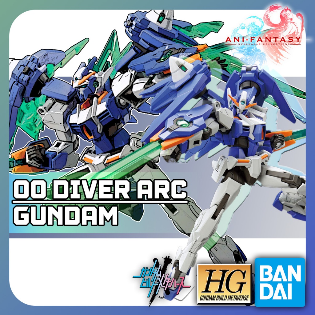 Bandai, HG 1/144 Gundam 00 Diver Arc, Gundam Build Metaverse (Plastic Model kit) | Shopee Malaysia