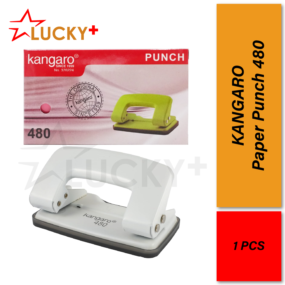 KANGARO Paper Punch 480 (1pcs) | Mesin Tebuk Lubang | Penebuk Lubang ...