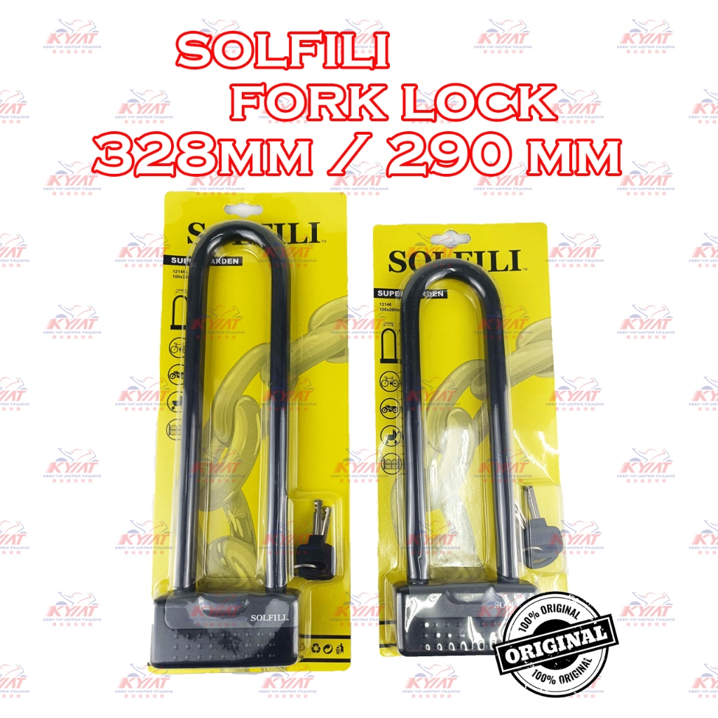 Solfili Fork Lock Original 328MM / 290MM | Shopee Malaysia