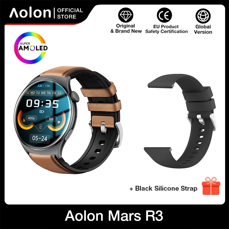 Aolon Mars R3 Smart Watch Original AMOLED Always On Display Custom ...