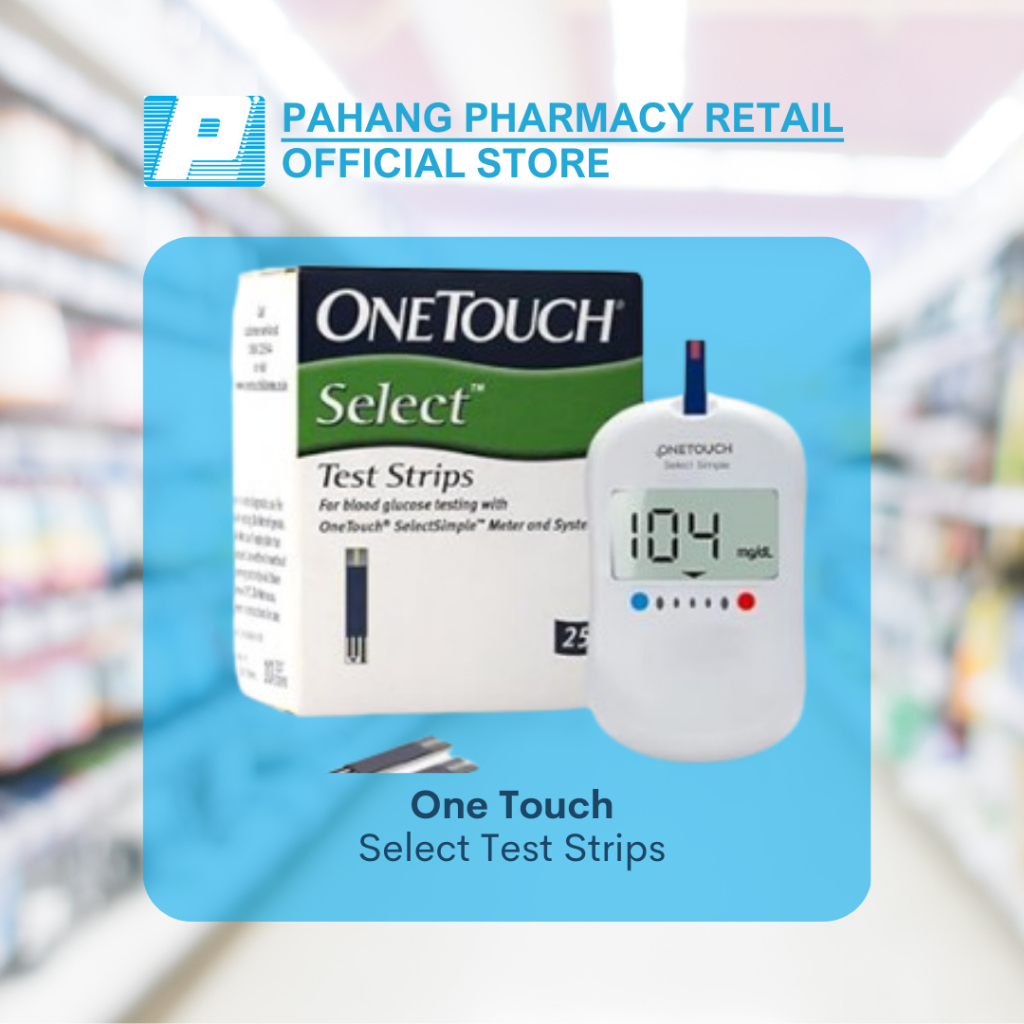 ONE TOUCH Select Test Strips Only 25's (for One Touch Select Simple ...